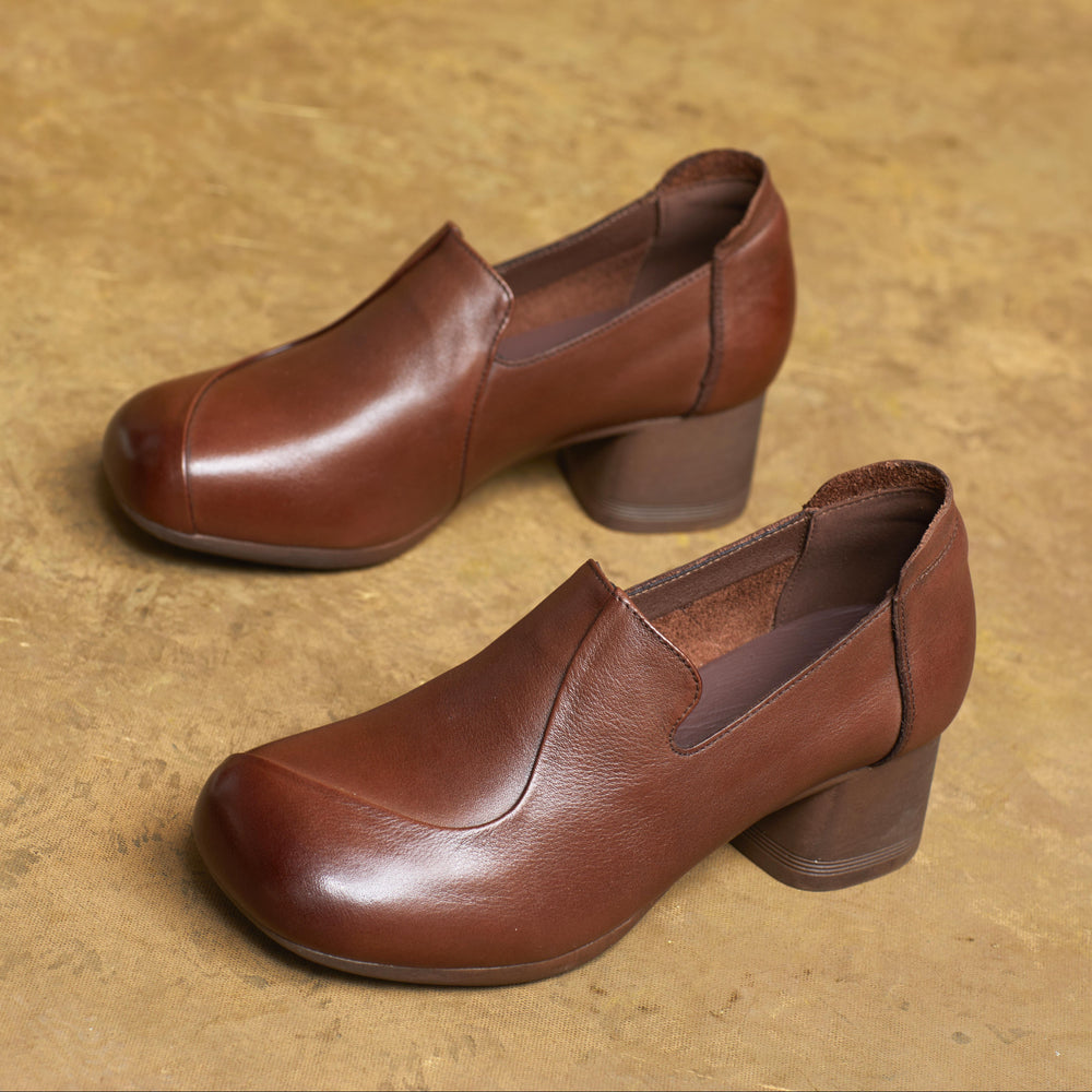 Vintage Leather Women's Shoes | Handcrafted Luxury | RetroStep